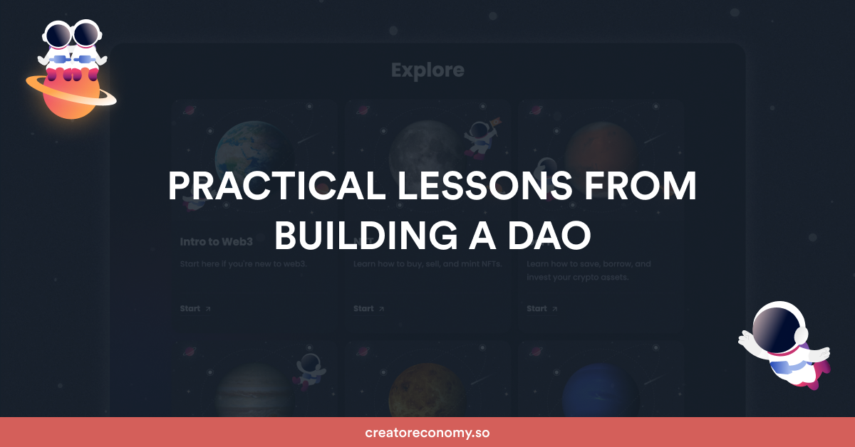 Practical Lessons from Building a DAO – Global Discovery Blog